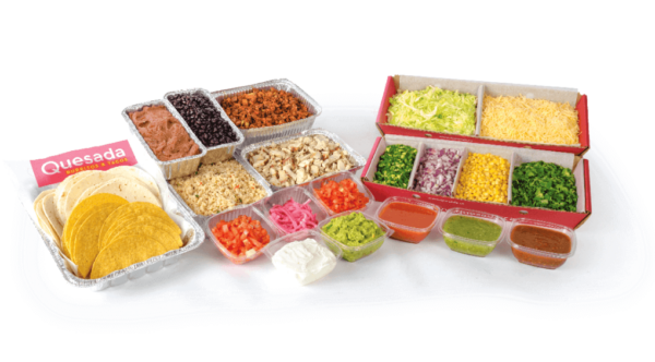 Build your own taco station | Quesada Burritos & Tacos